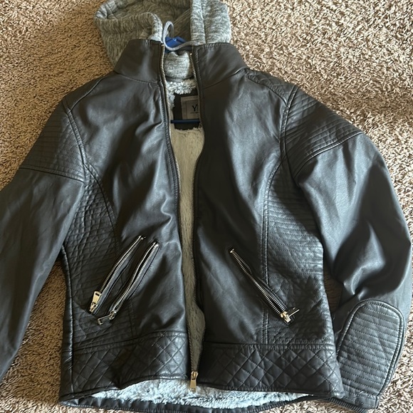 Jackets & Coats | Brandymi Collection It Is Leather From The Outside ...